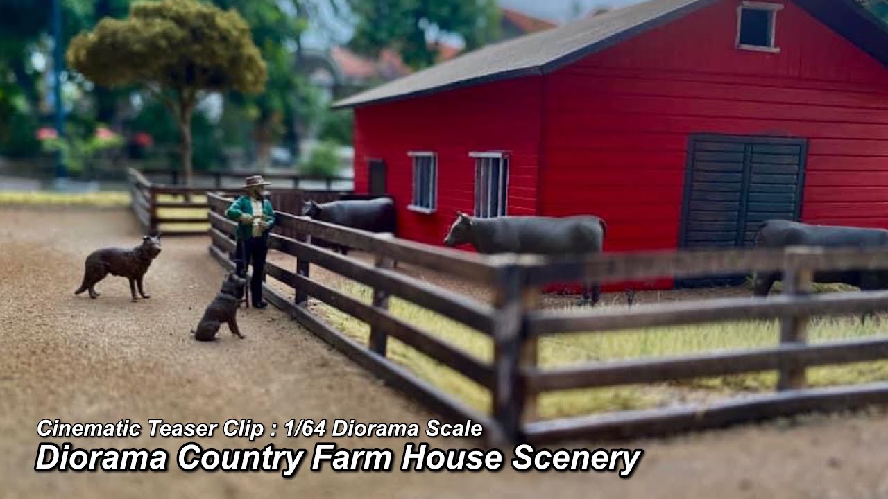 1:64 Diorama Country Farm | Cinematic Video - YouTube