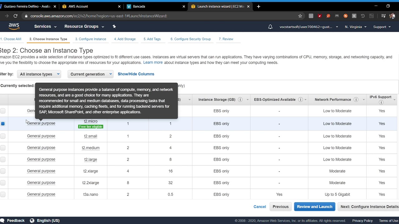 Tutorial De Como Criar Uma Instância Ec2 Na Aws Youtube