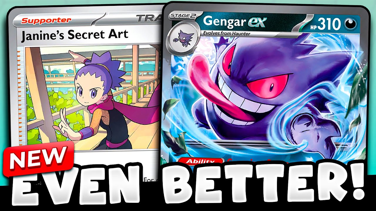 Janine Just BUFFED Gengar ex! Accelerate Energy & Attack FAST! - YouTube
