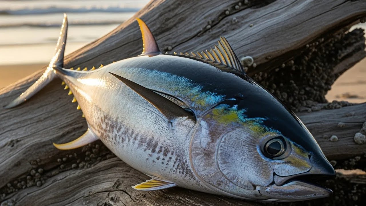 Professional Tuna Cutting Techniques on the Work Table - YouTube