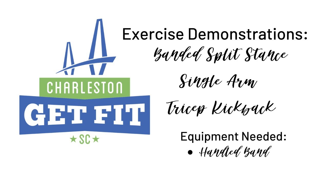 Banded Split Stance Single Arm Tricep Kickback - YouTube