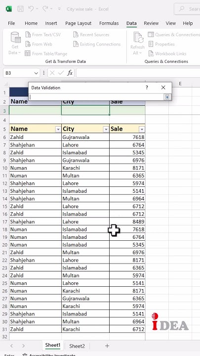 Excel Tutorial for Beginners | Create Drop-Down Lists & Use SUMIFS Function Like a Pro | #excel ...