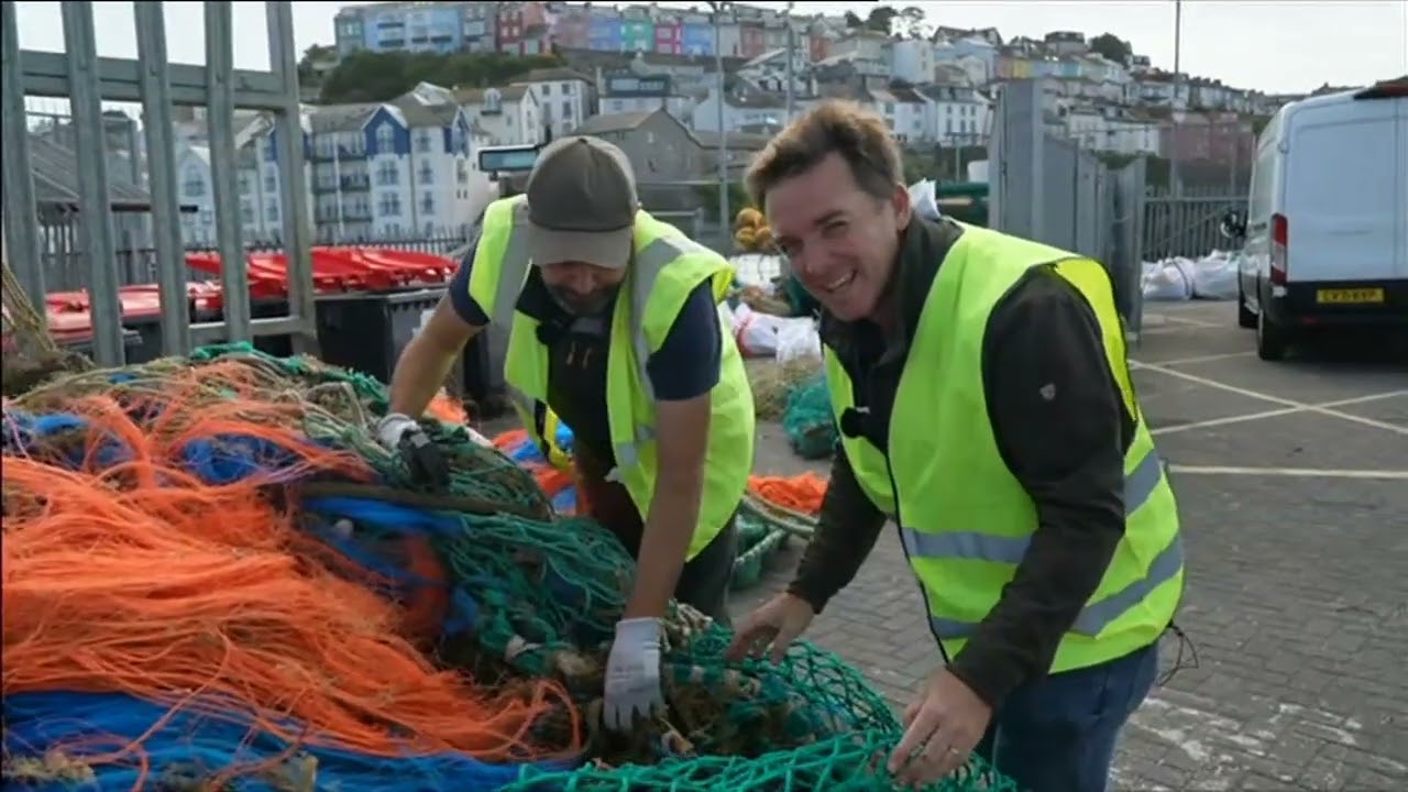 Our Ocean Recovery Project fishing net recycling scheme on BBC News at ...