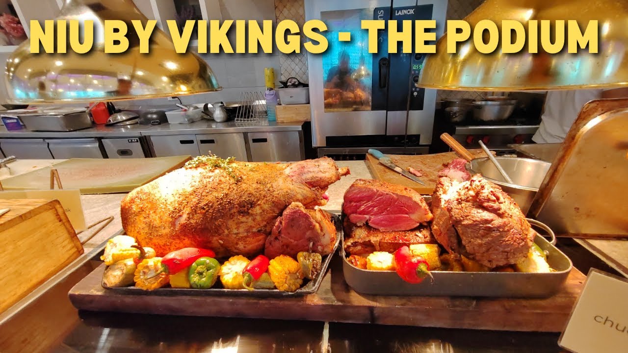 NIU BY VIKINGS - THE PODIUM - FOOD VLOG TOUR (PHP 988 RATE) - YouTube