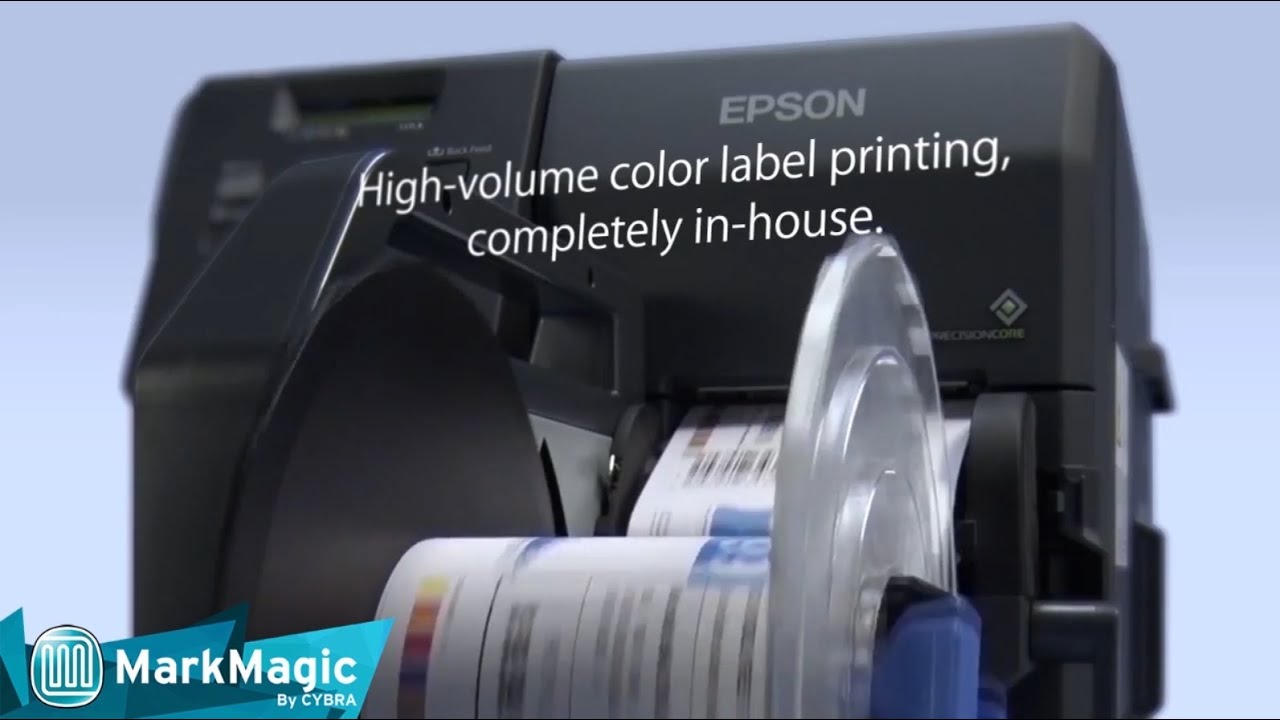 MarkMagic + Epson Colorworks® Color Inkjet Label Printers - YouTube
