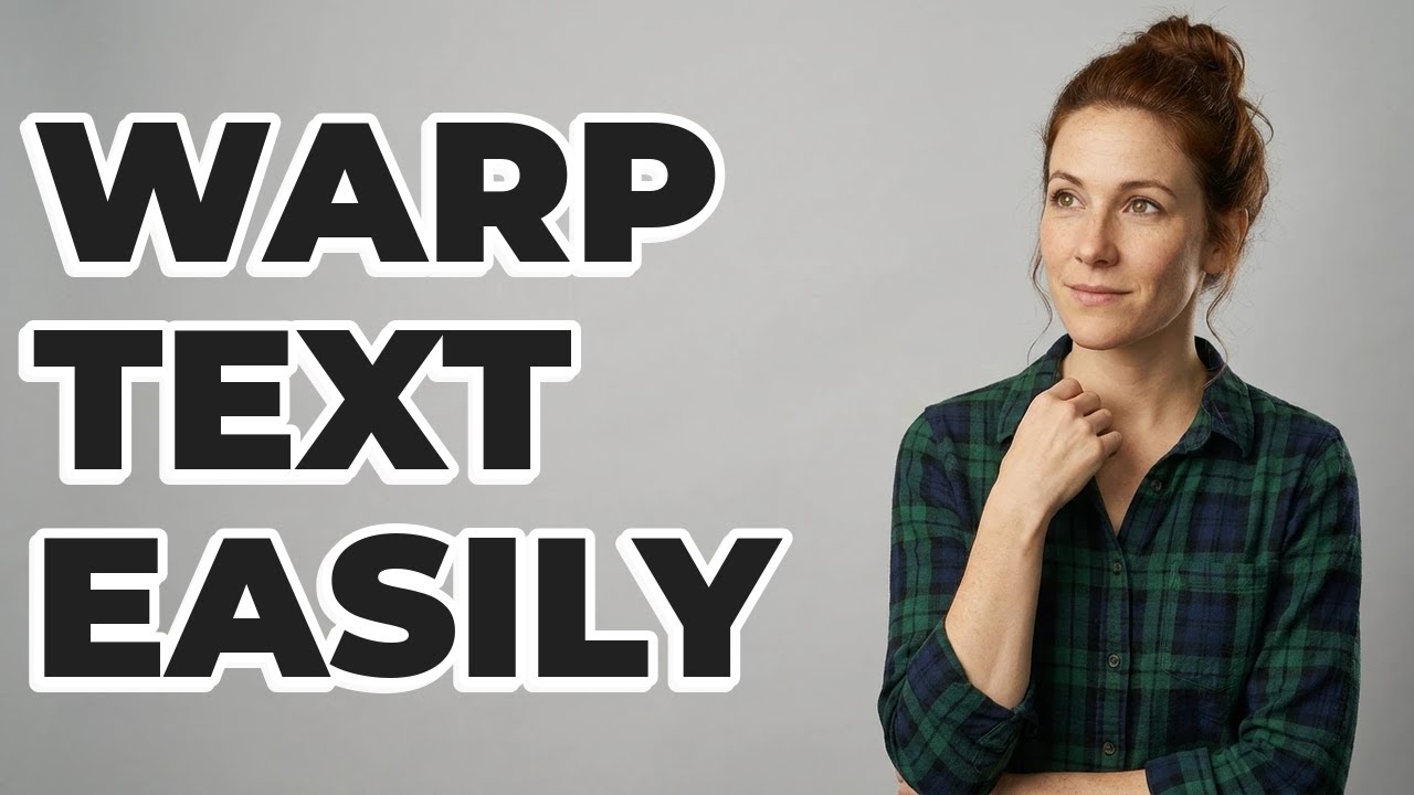 How Can I Warp Text Digitally For My Art? - YouTube
