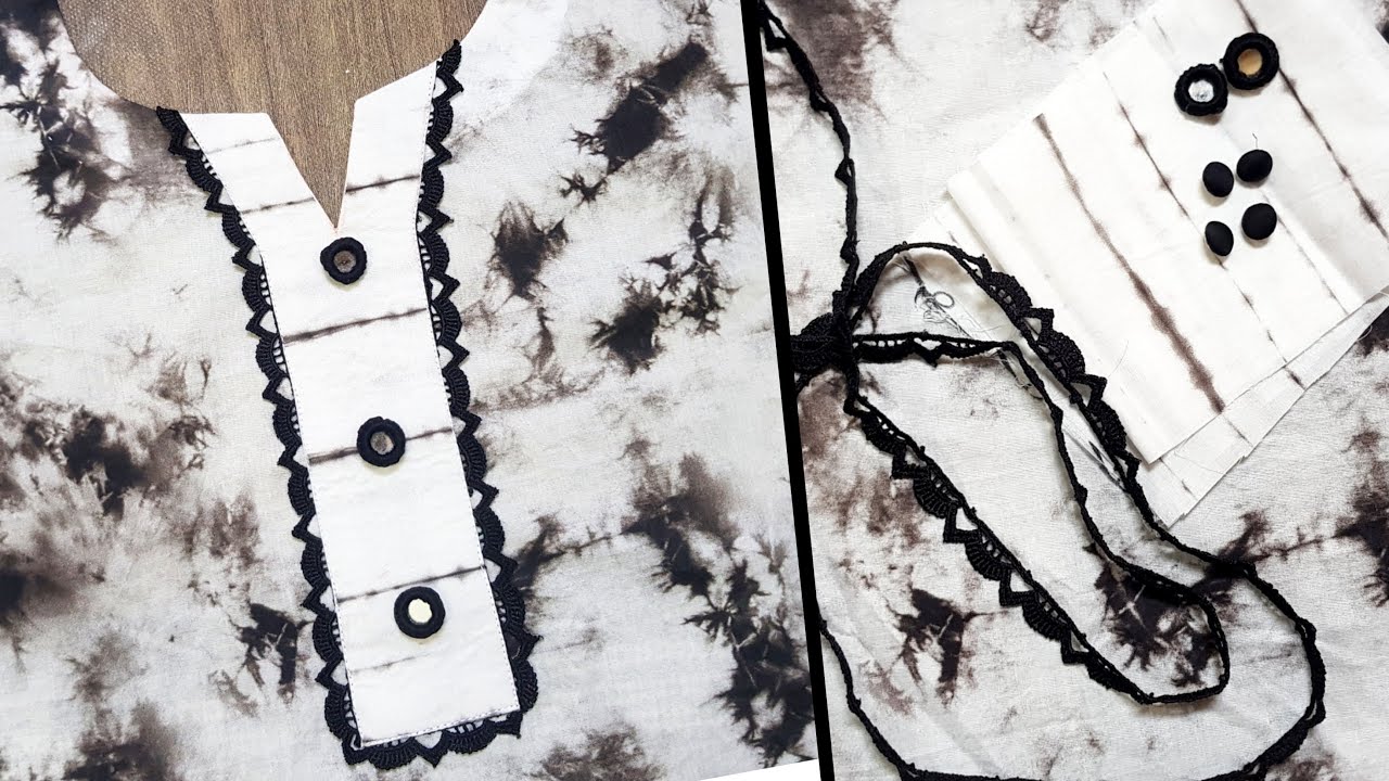 Latest Neck Design | Lace Neck Design Cutting And Stitching | NS ...