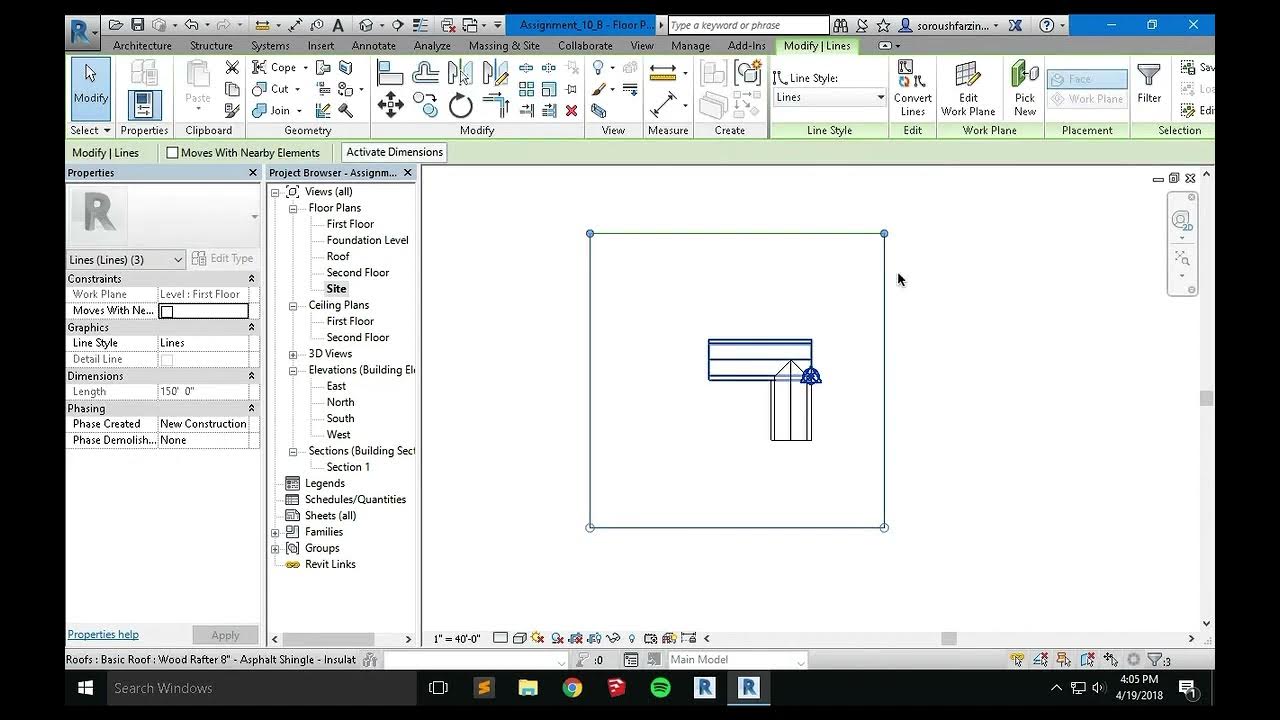 Revit Tutorial 4 | Class 10 | Site Layout - YouTube
