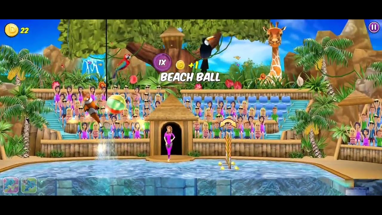 cute dolphin game for kids.. kids are enjoying to watching this game ...