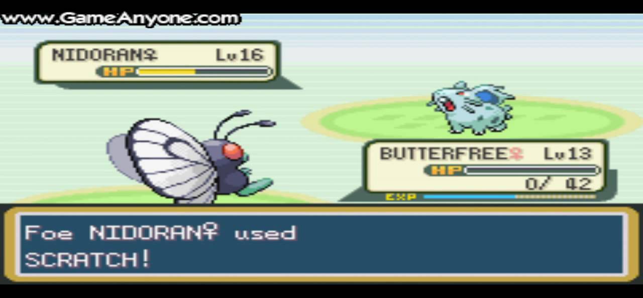 Pokemon Fire red walkthrough part 13: I caught an Oddish! - YouTube