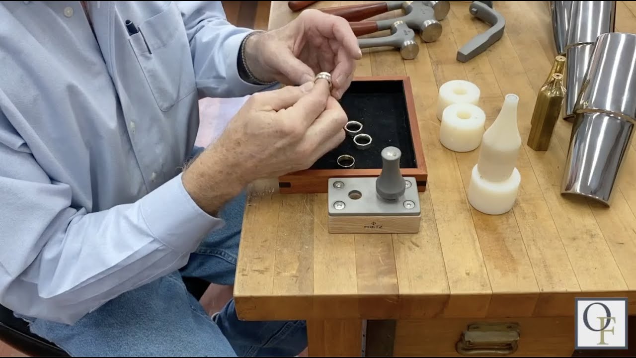 Fretz - Spinner Ring Set and Texturing Hammers - YouTube