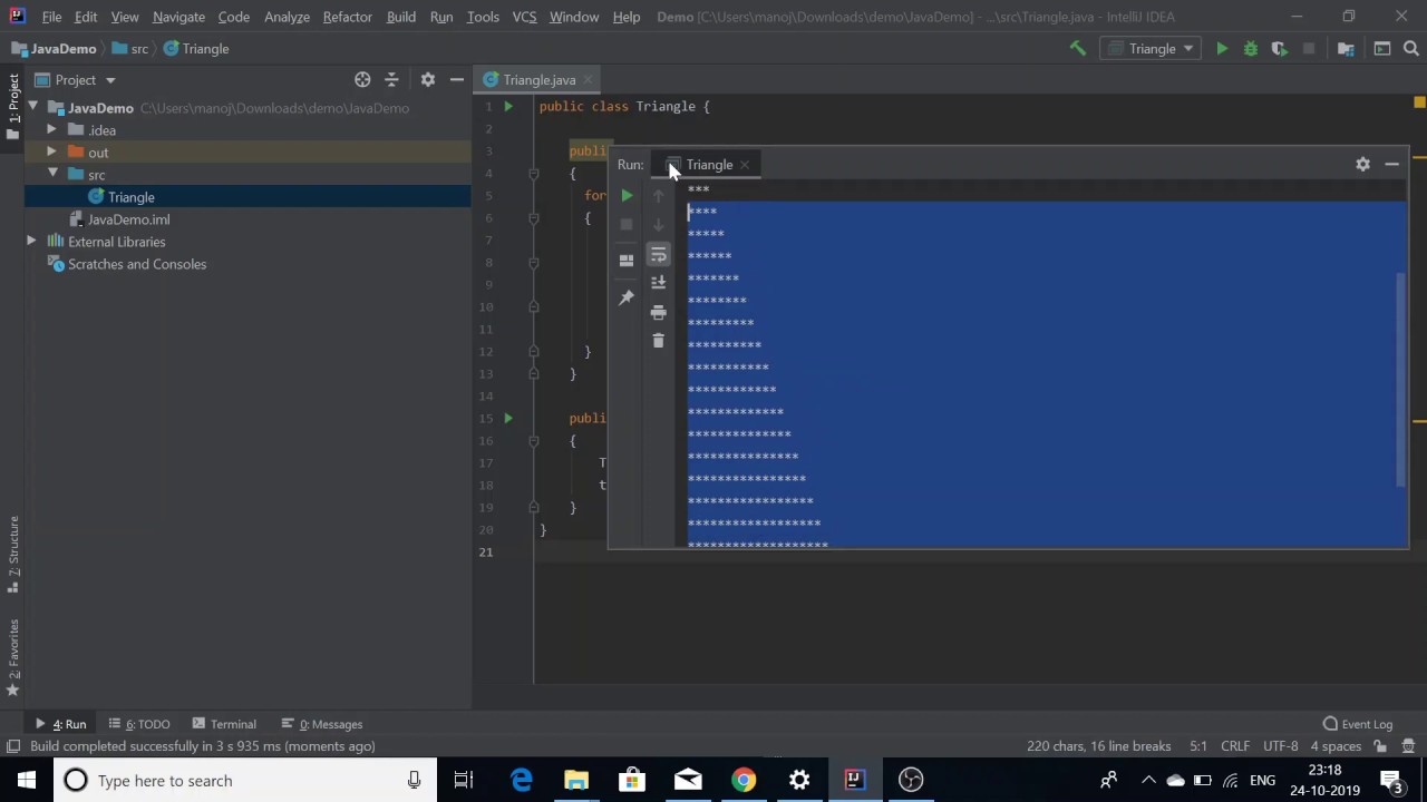 How To Print A Triangle Pattern In Java YouTube how-to-print-a-triangle-pattern-in-java-youtube