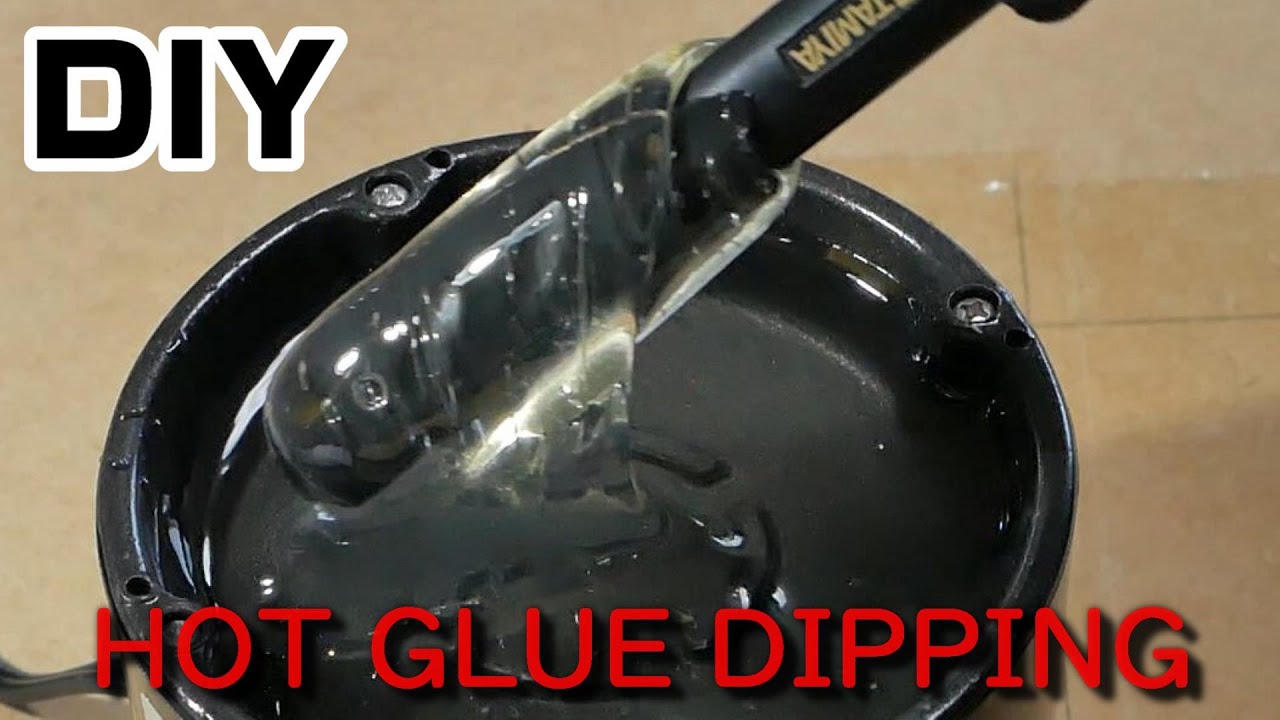グルーディッピング！ Hot Glue Dipping - YouTube