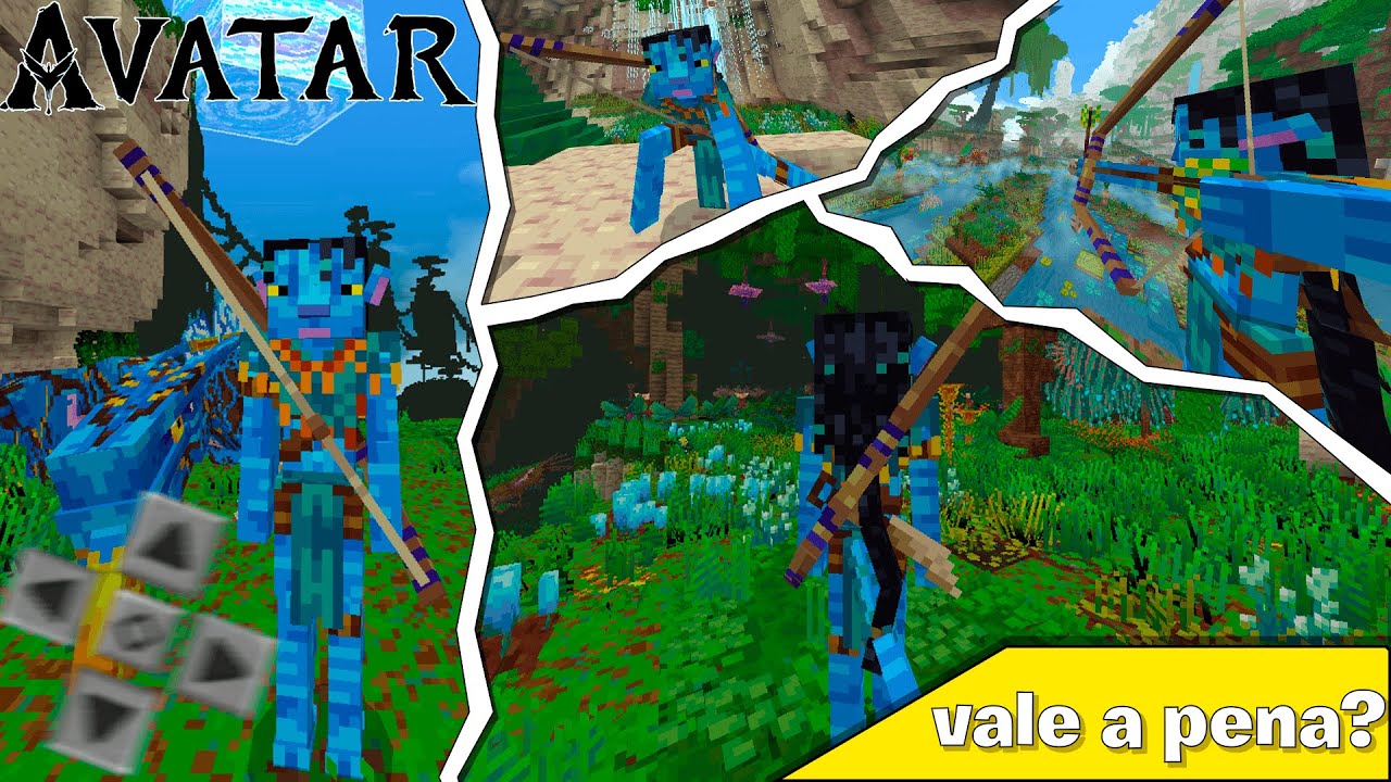 VALE A PENA? PAGUEI R$50,00 NESSA ADDON do MINECRAFT (AVATAR DLC) - YouTube