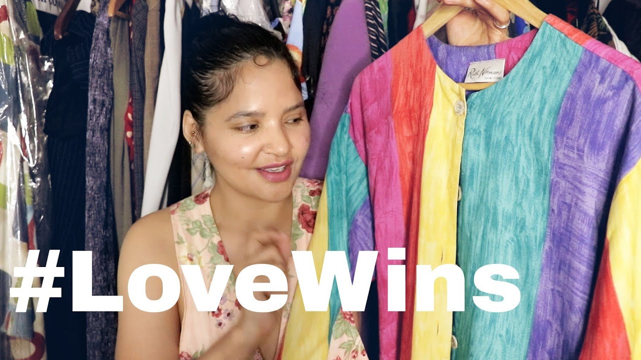 Thrifted•💜🧡💙💛💚 Pride Parade outfits | Isabel Chevalier - YouTube