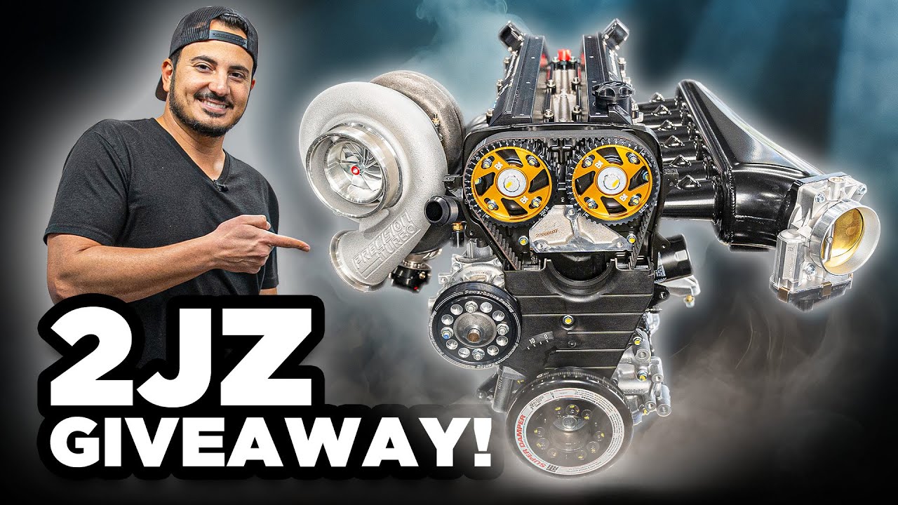 BUILDING A 1300HP Dart 2JZ Crate Engine! (We're Giving it Away!) - YouTube