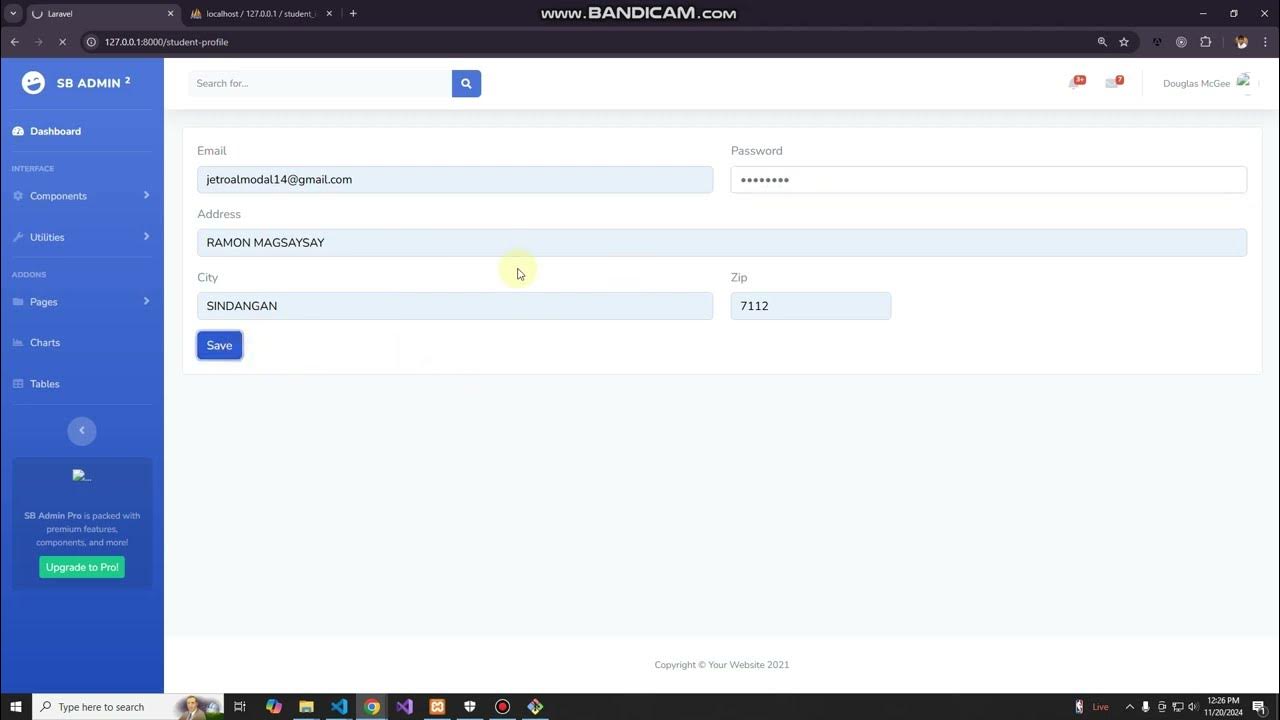 Laravel 11 Tutorial - Basic Sample to Store data in database using Eloquent Model - YouTube