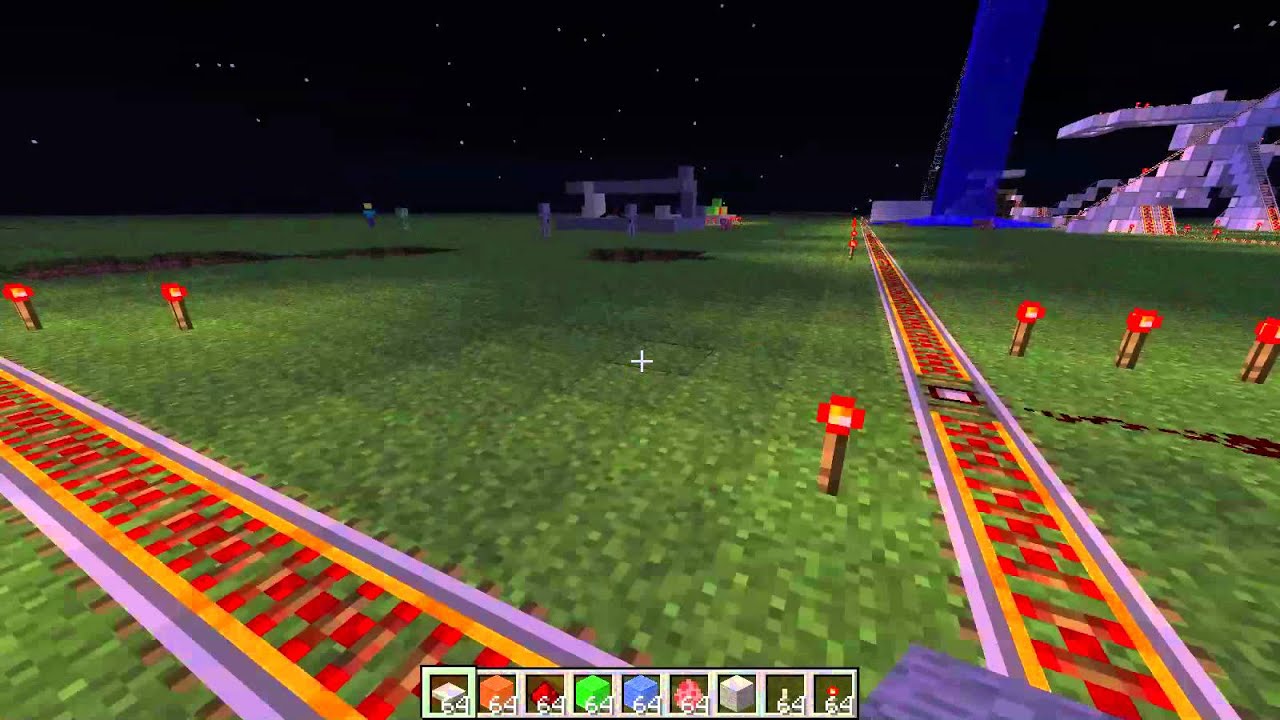 minecraft lets play:creativity:ep 2:the pig rush - YouTube