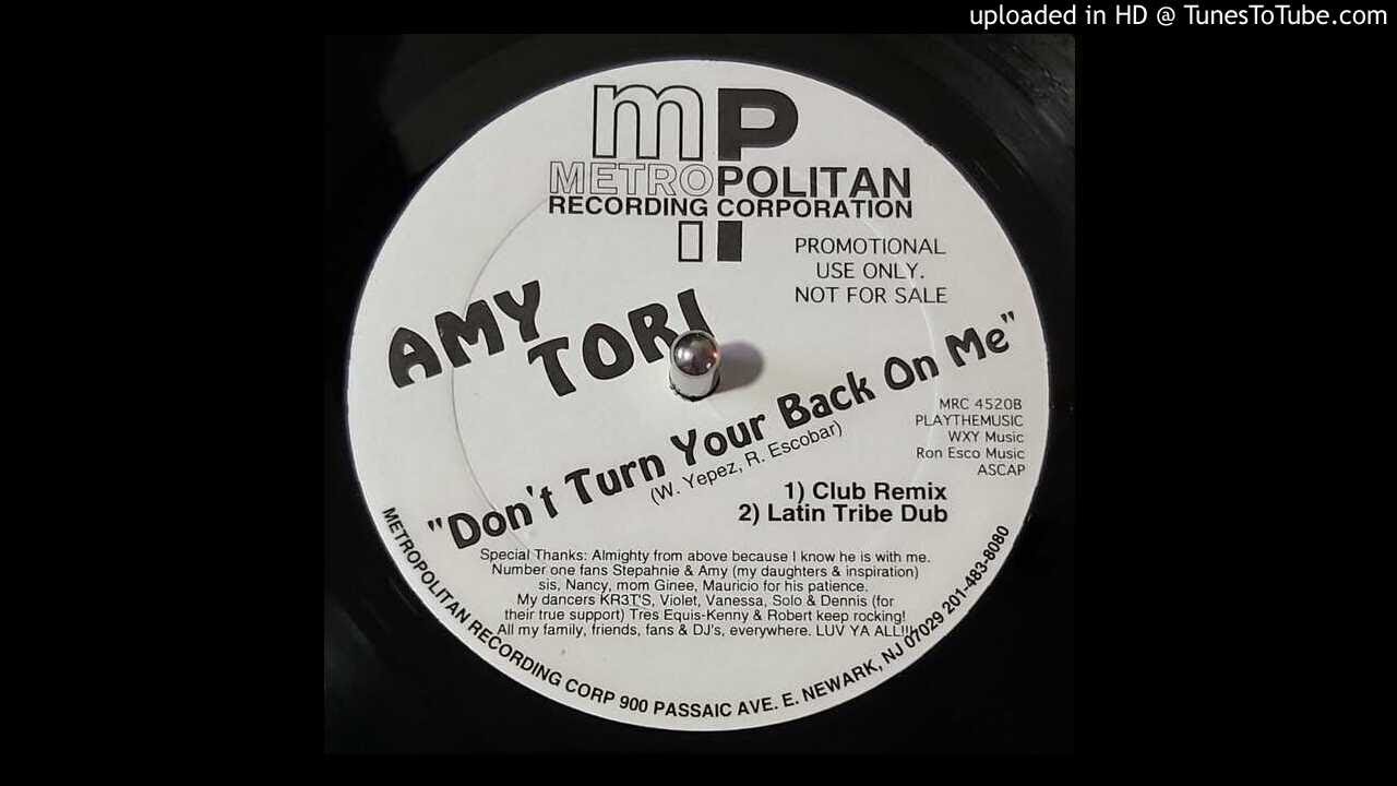 AMY TORI - DONT TURN YOUR BACK ON ME - YouTube
