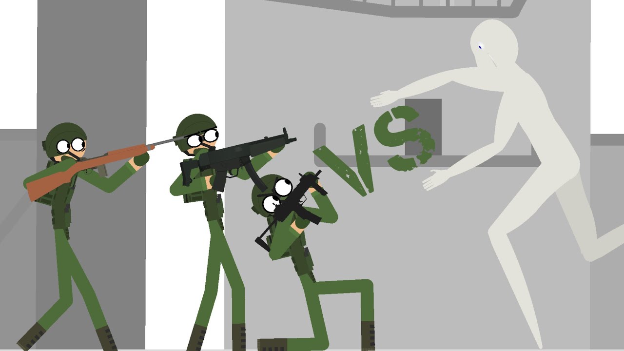 Battle:Soldier vs Man Form The Window (Stick nodes pro). - YouTube