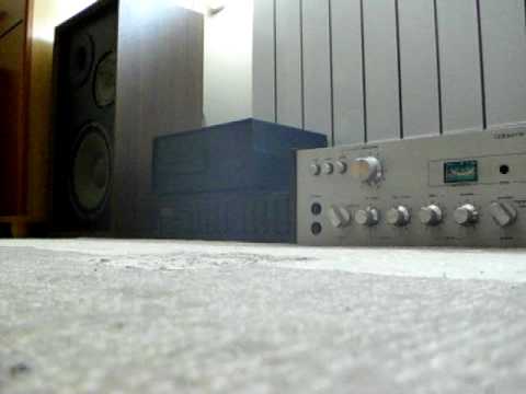 Bass test na Unitra Fonica A-40 + Radmor 5102-TE - YouTube
