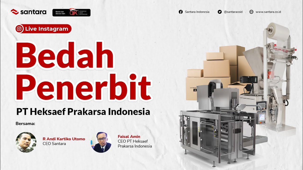 LIVE Reboan Santara x CEO PT Heksaef Prakarsa Indonesia - YouTube