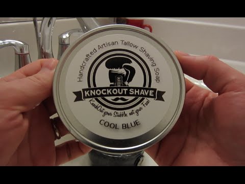 Knockout Shaving Soap - Lather Review - YouTube
