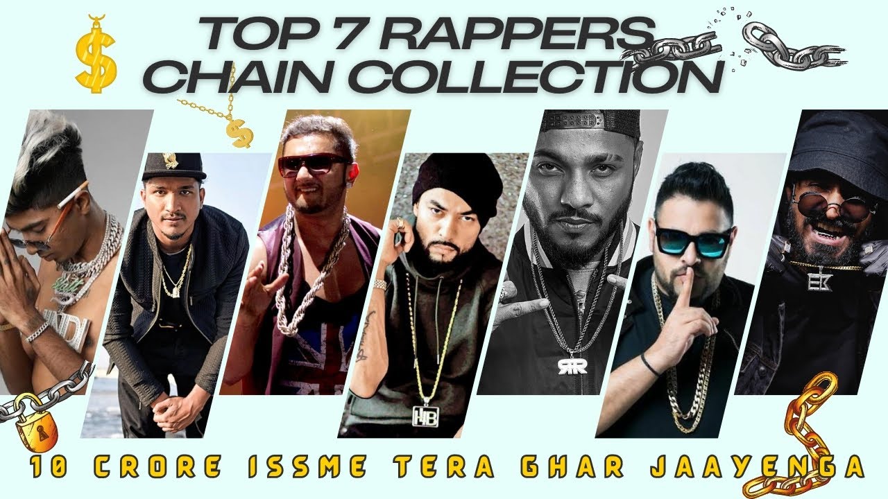 Indian rappers 🤑 DIAMOND 10 crore chains | most expensive rappers ...