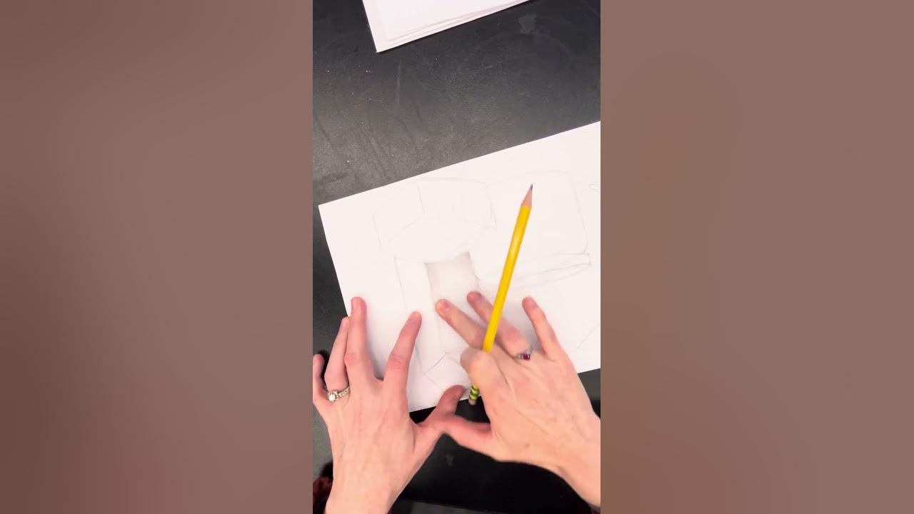 Still Life step-by-step demonstration on overlapping 3 objects at different heights. With ...