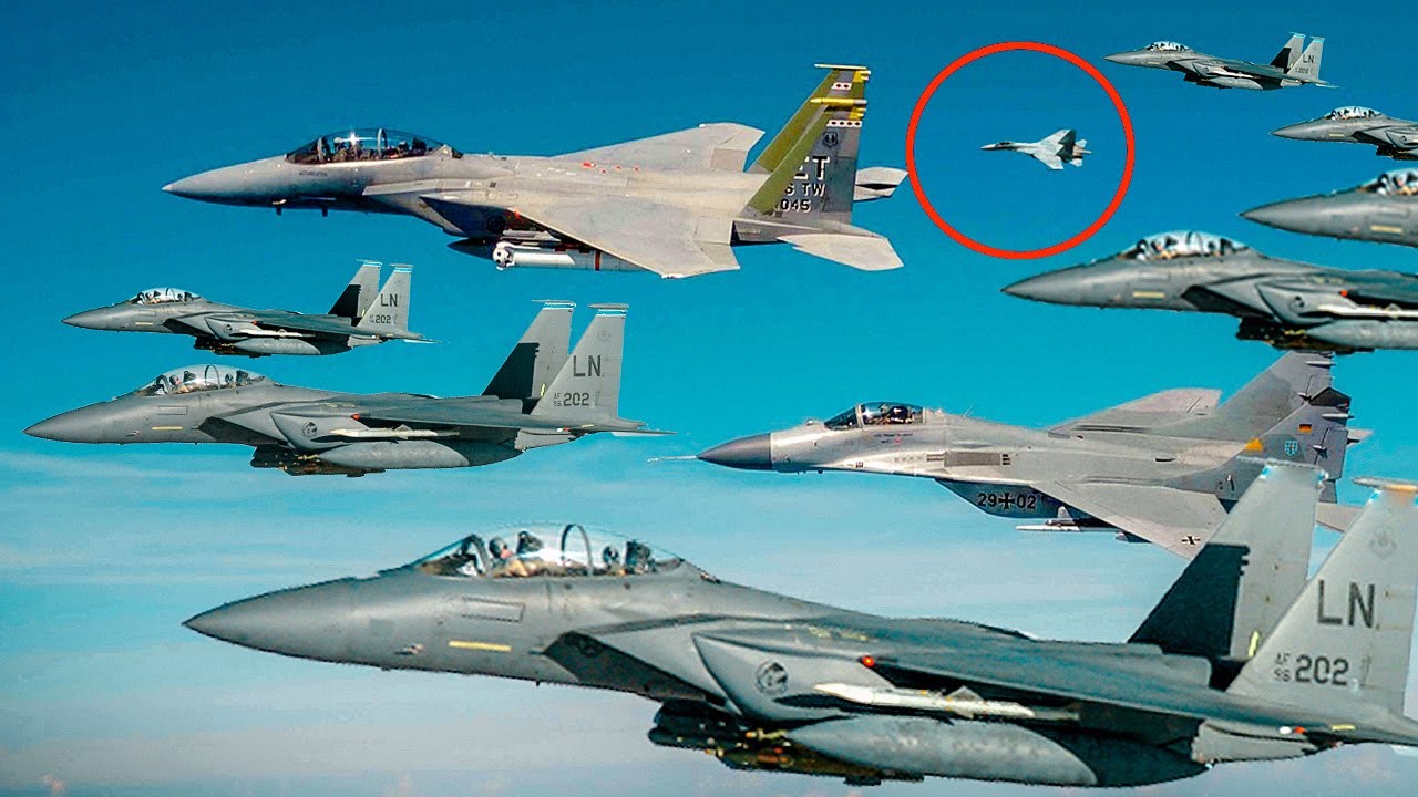 Russian panic : US Lakenheath F-15s intercept two Russian SU-30 ...