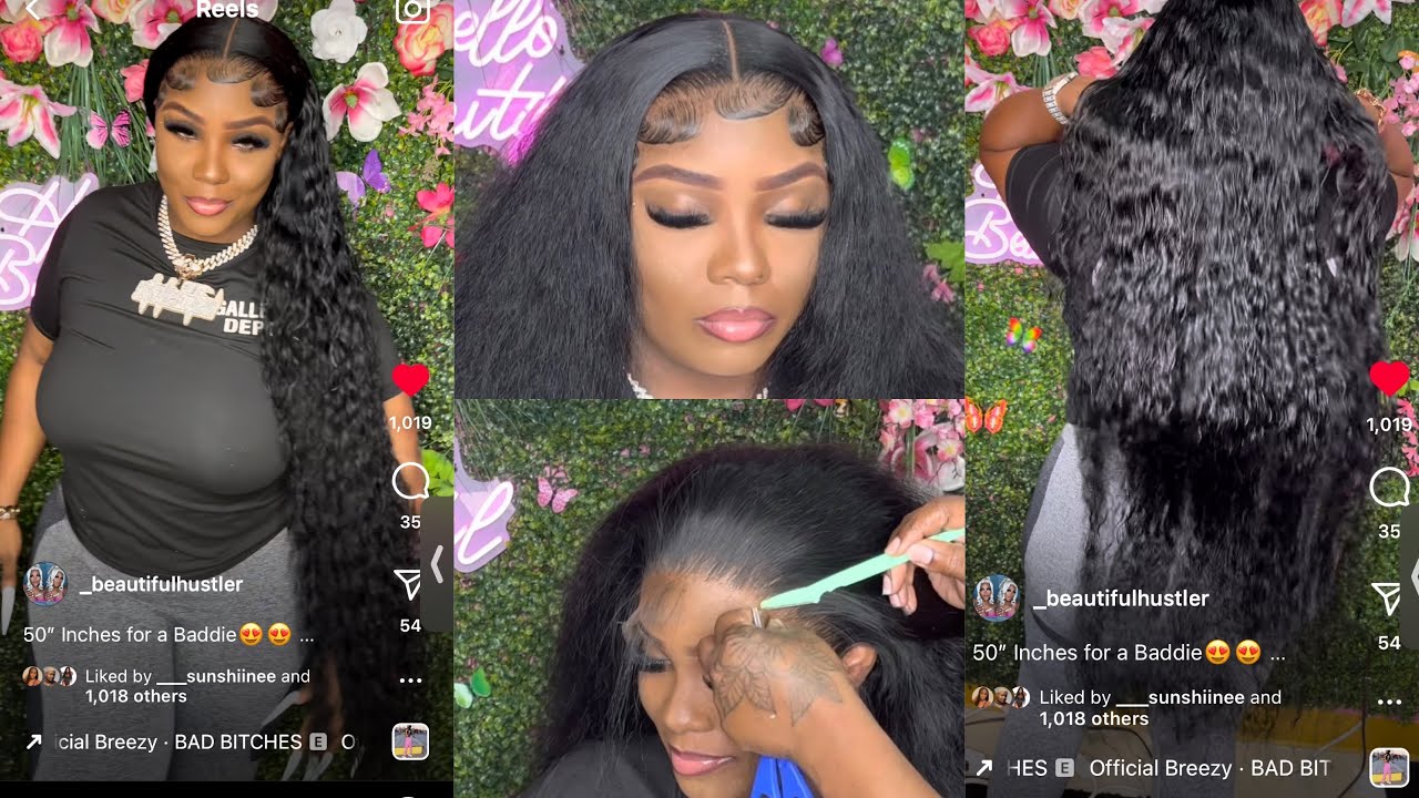 50 INCHES BUST DOWN🔥🔥😍| Deep Wave Hd Lace wig | Thebhslay 🔥 - YouTube