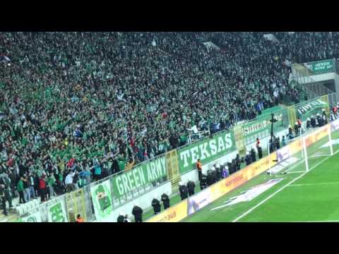 Her zaman Heryerde En Büyük Bursa ! Bursaspor fenerbahçe tribün görüntüleri Ultra HD