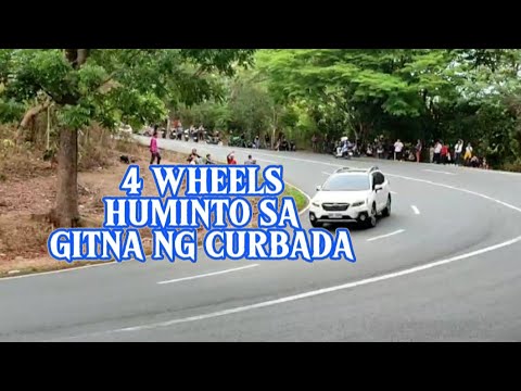 4WHEELS HUMINTO SA GITNA NG CURBADA PARA WALANG KAMOTE RIDER NA ...