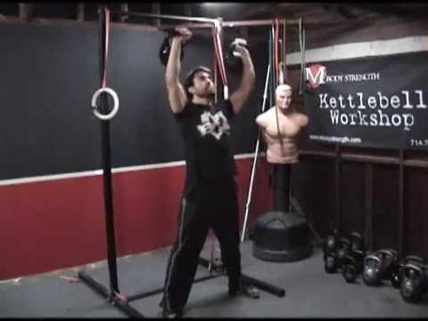 How to do the Kettlebell Double Clean and Press - YouTube