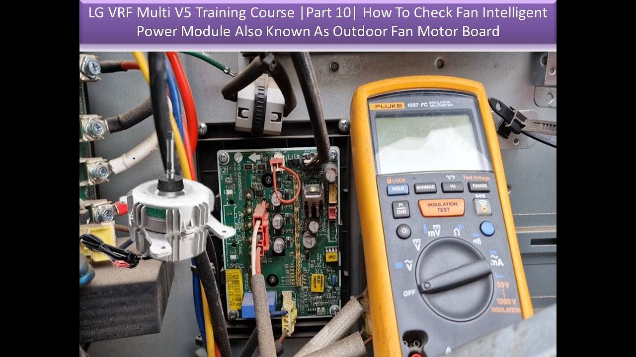 LG VRF Multi V5 Training Course|Part 10|How To Check Fan Intelligent ...