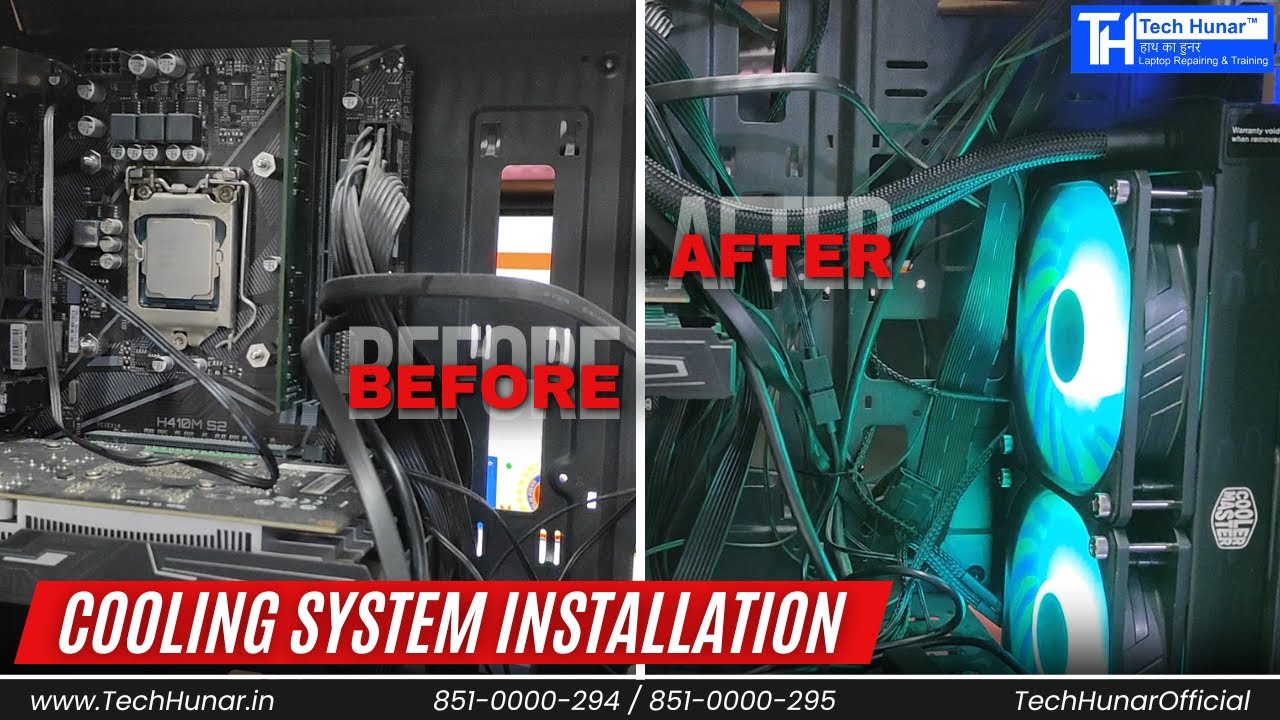 How to install a Liquid Cooling System? - YouTube