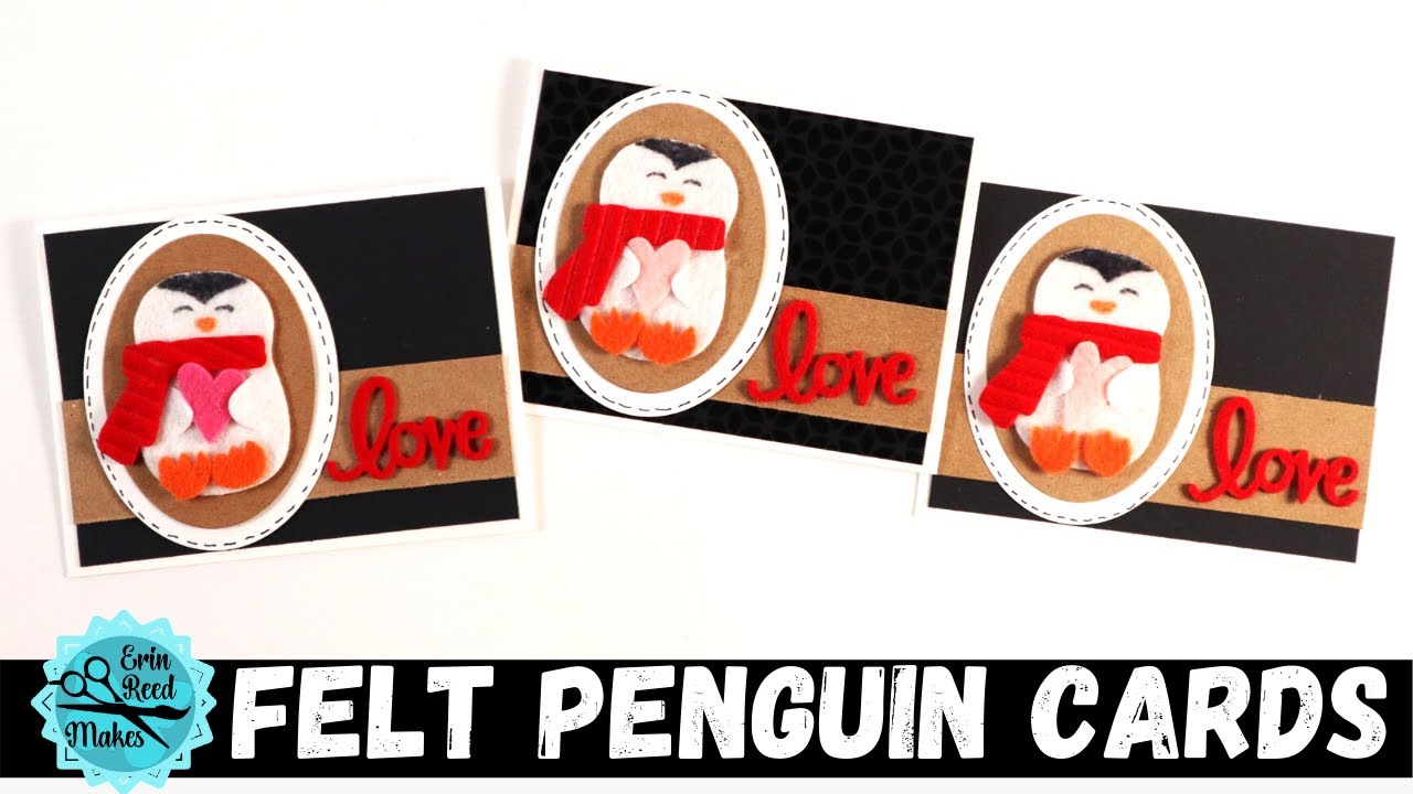 Felt Penguin Card - Sharing the Creative Heart Creativation 2020 - Wed ...