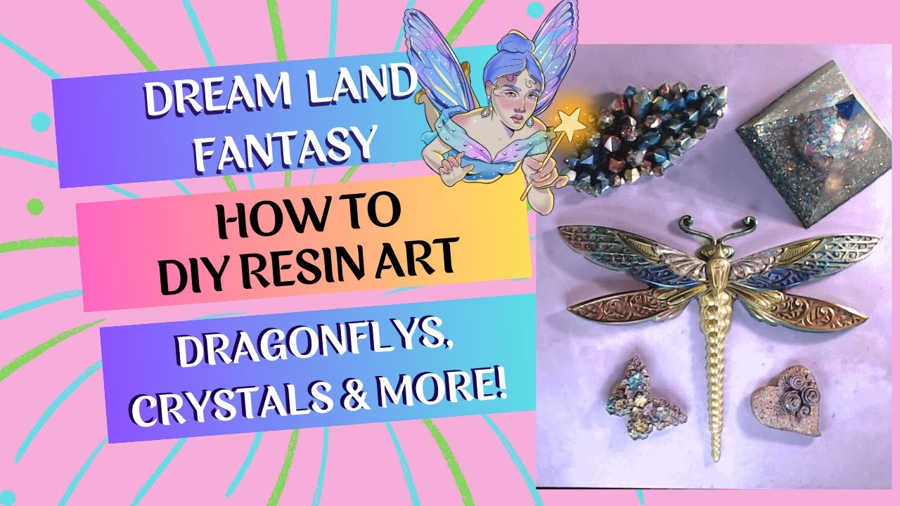 106- FANTASY RESIN POURS. FIREFLYS, CRYSTALS & MORE. RESIN ART DIY ...