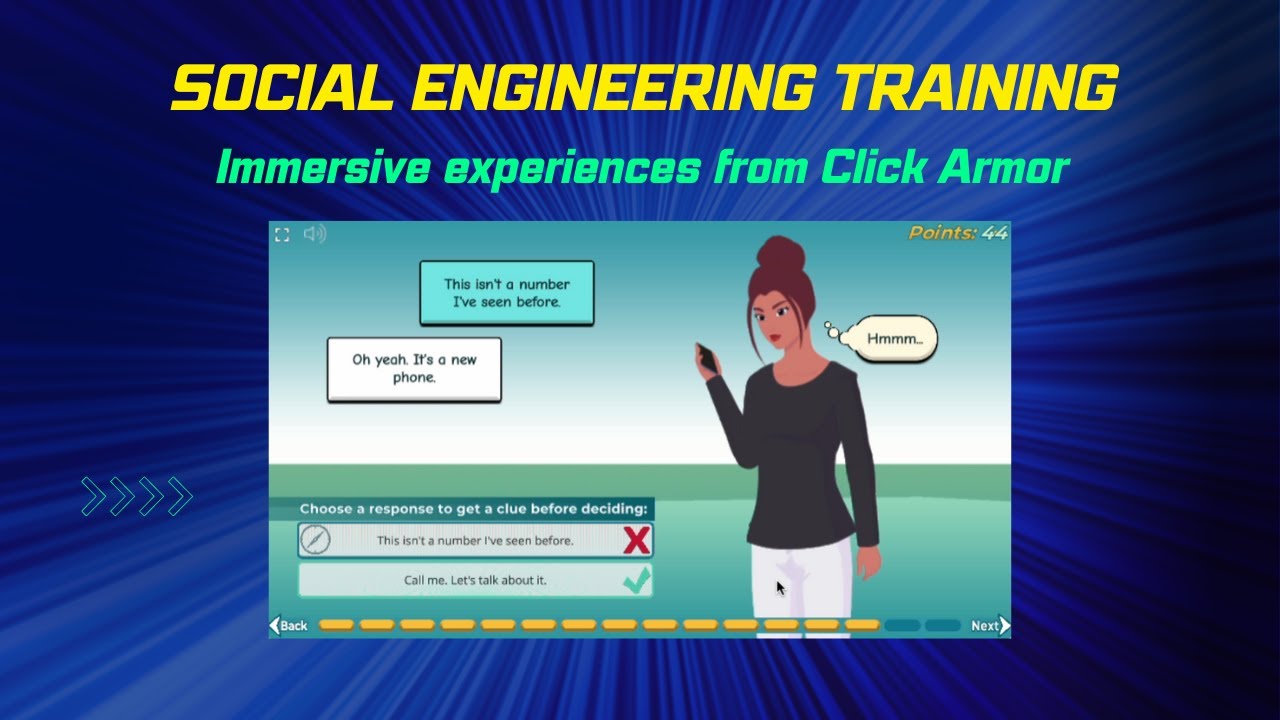 Click Armor's social engineering training and assessment module, with ...