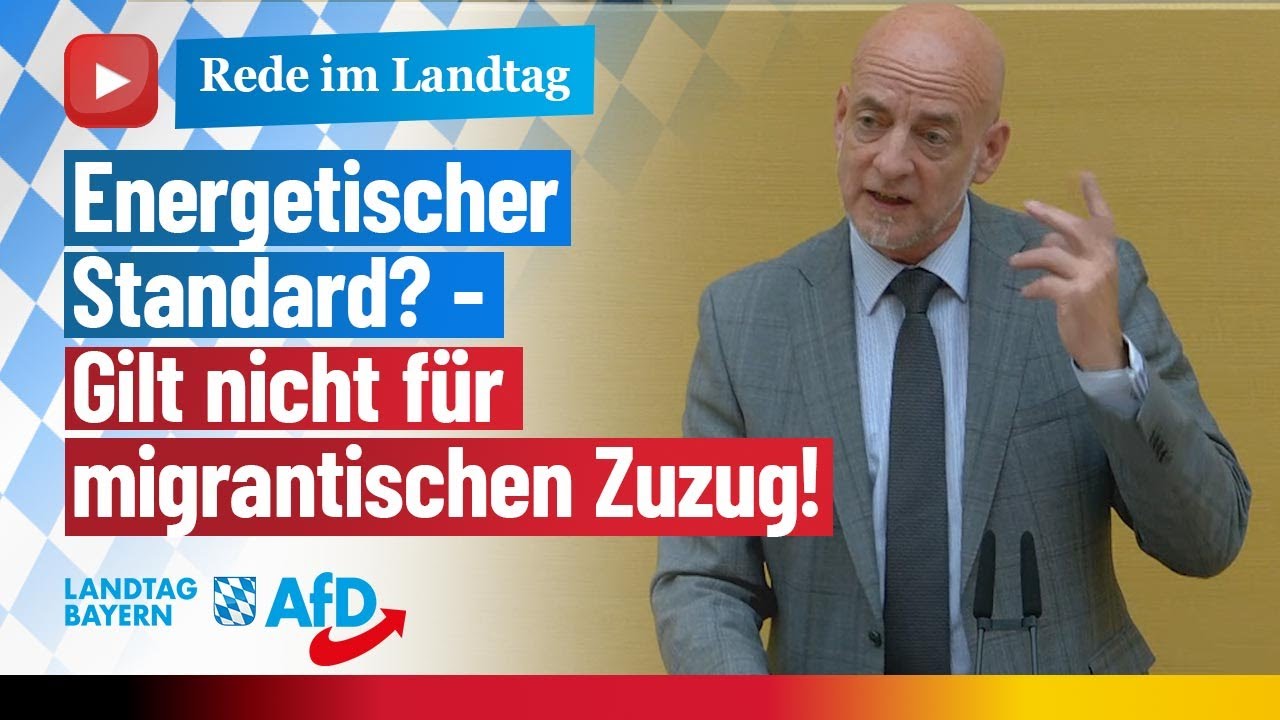 Energetischer Standard? - Gilt nicht für migrantischen Zuzug! - YouTube