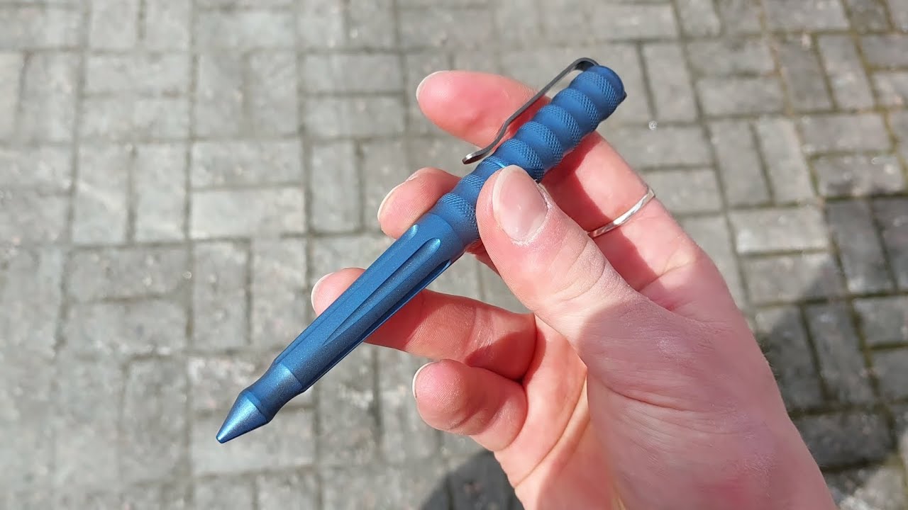 Benchmade 1100-16 tactical pen - Fresh anodization - YouTube