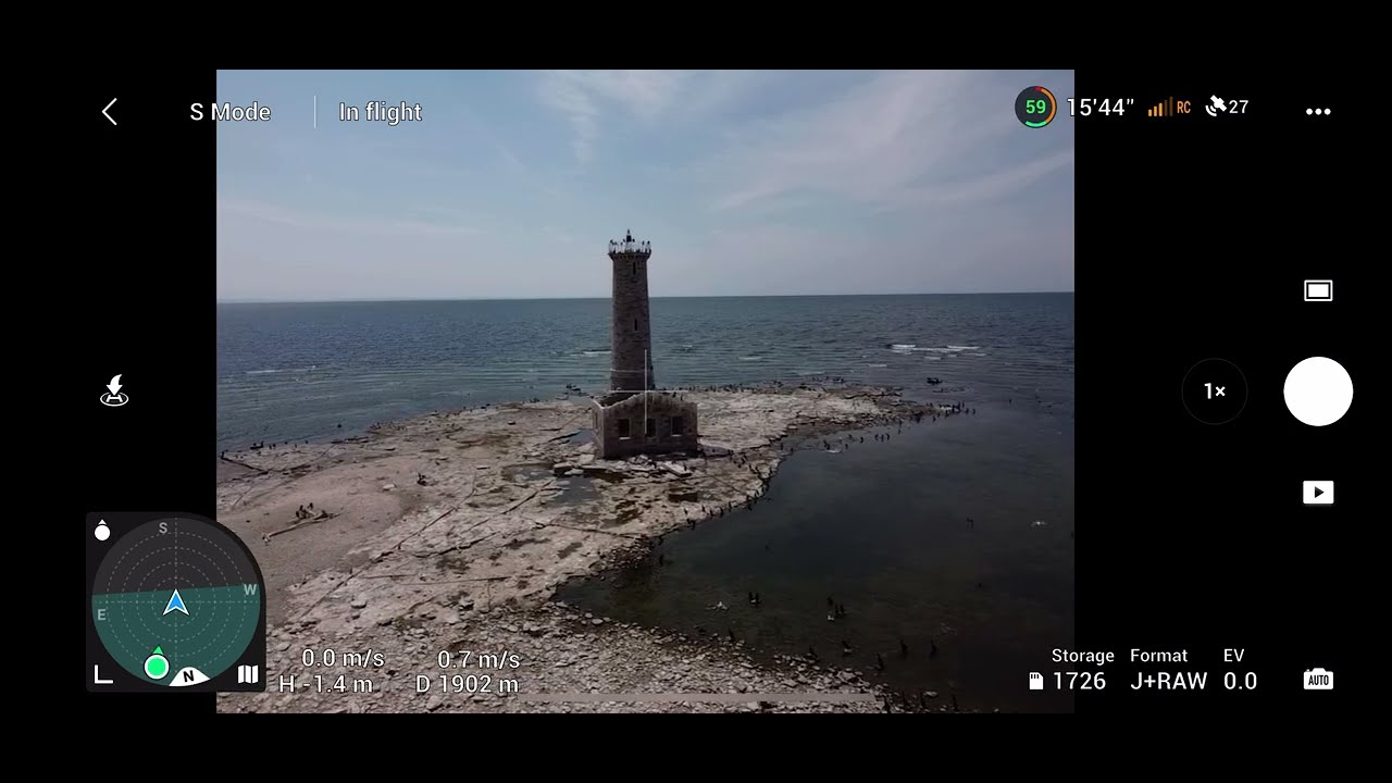 Mohawk Island Lighthouse - DJI Mini 2 - Lost Connection 2KM Away - YouTube