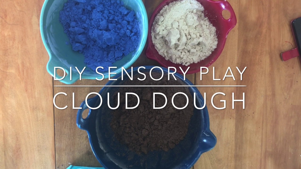 DIY Sensory Play- Cloud Dough - YouTube