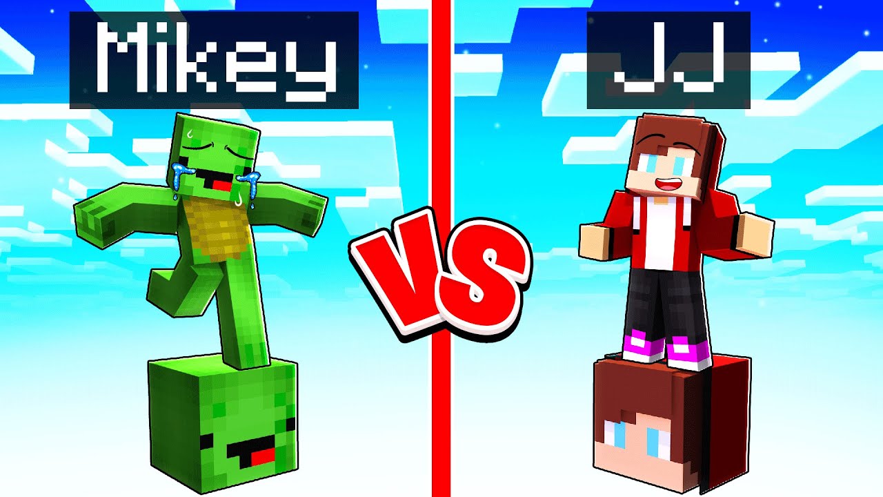 Mikey Block vs JJ Block Survival Battle in Minecraft (Maizen) - YouTube
