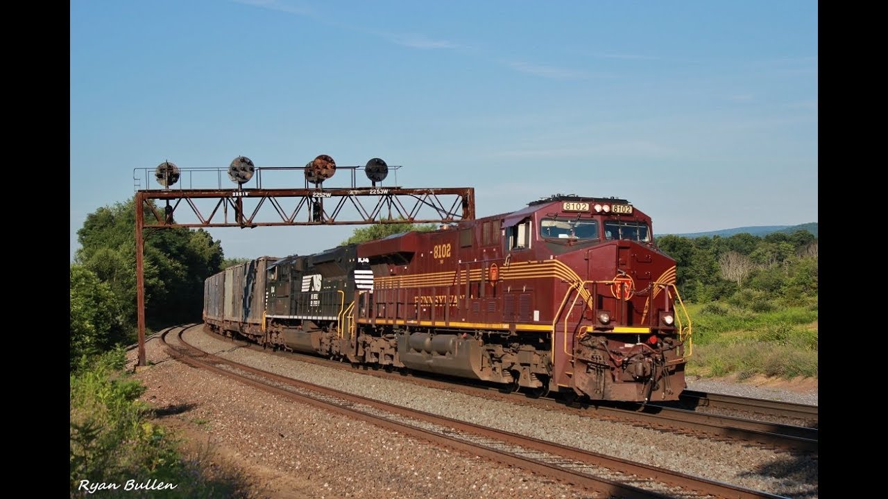 Railfanning the NS Pittsburgh Line 7/19-7/20 2018: Heritage Units and ...