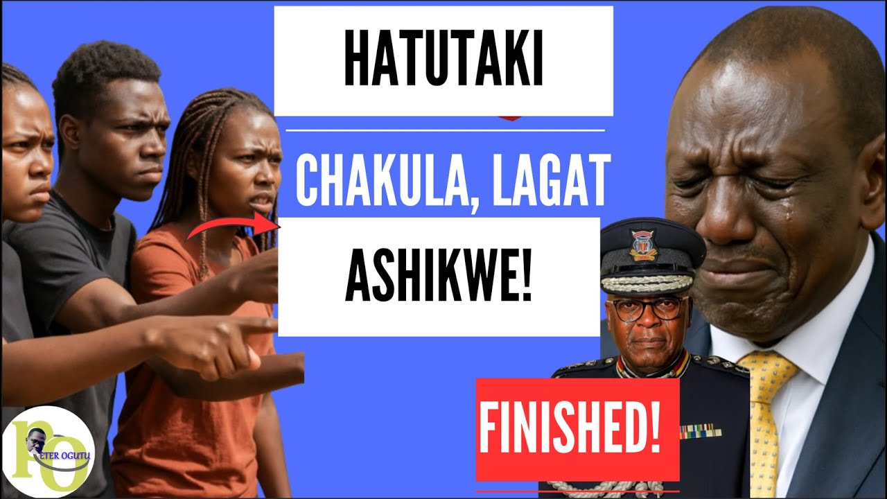 STATE HOUSE CHAOS! GEN Z HURLS FOOD AT RUTO AFTER SPOTTING LAGAT BACK ...