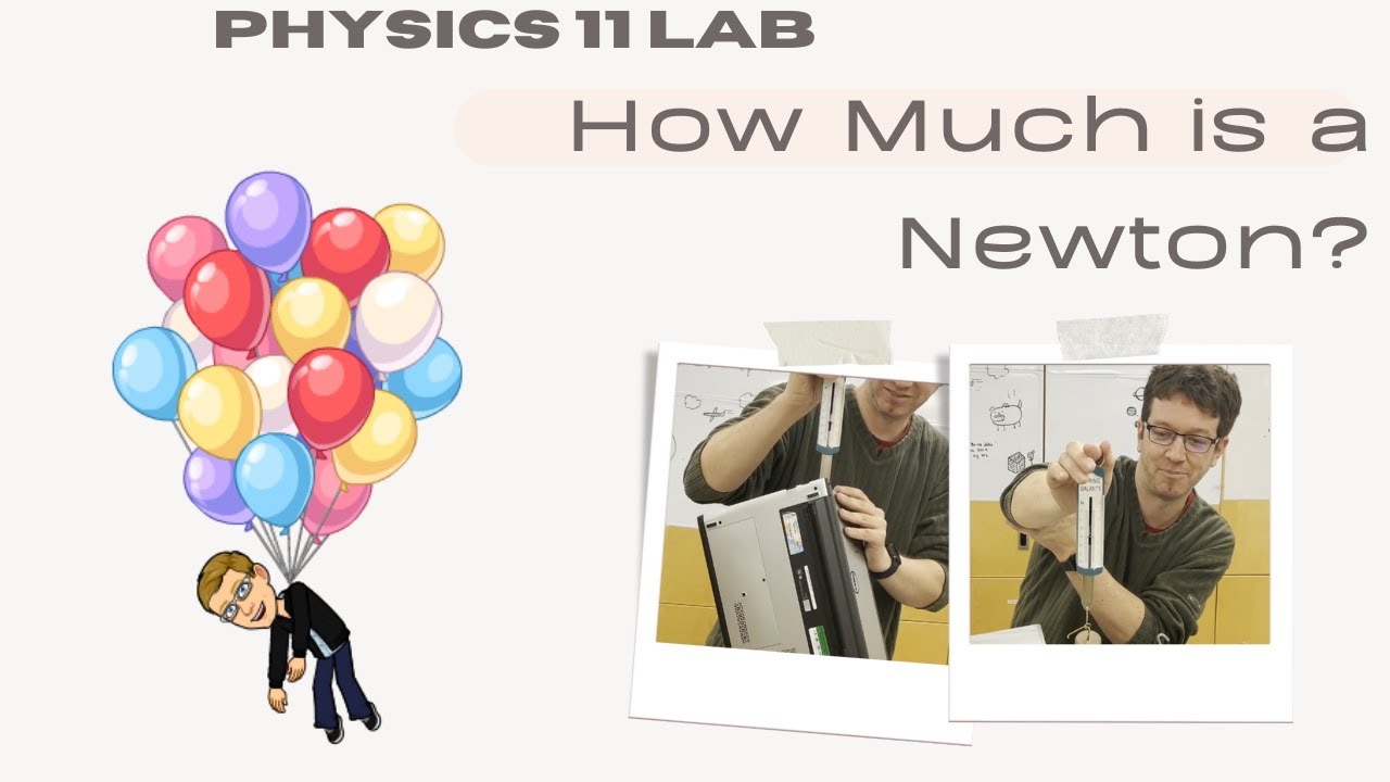 Physics 11 Lab - How much is a Newton? - YouTube
