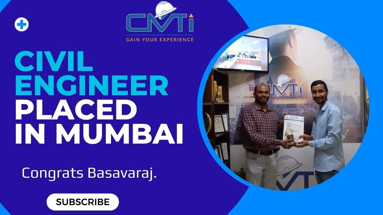 Basavaraj - SVIT | Civil Engineer got trained at CMTI and sharing his ...