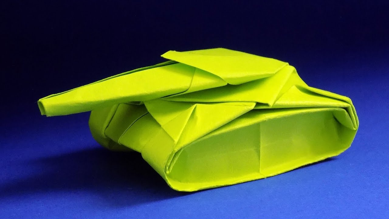 How To Make A Paper Tank Easy Tutorials YouTube How To Make A Paper Tank Easy Tutorials YouTube