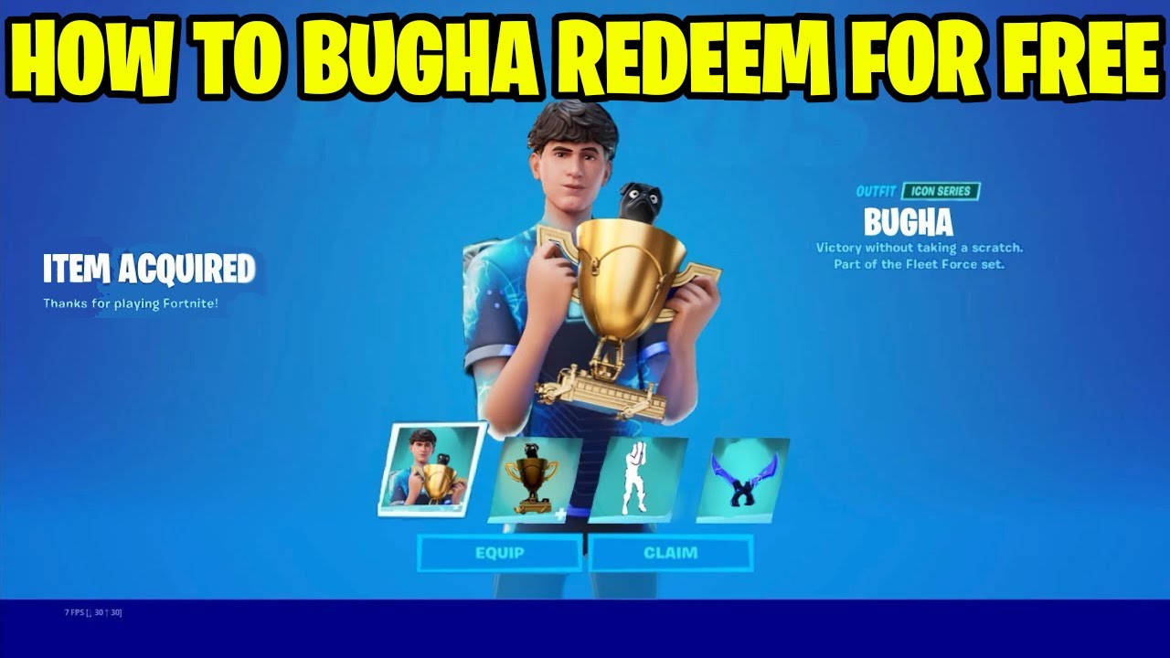 How To Redeem Bugha Skin For Free In Fortnite! - YouTube